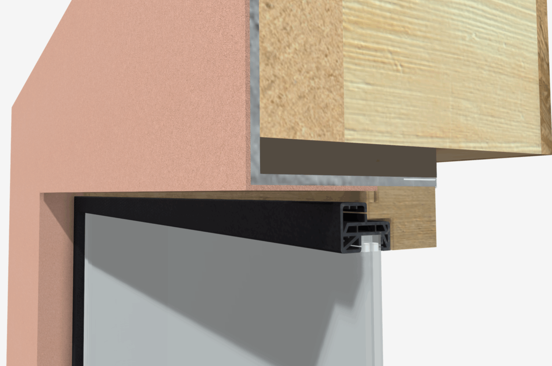 How to install frameless windows into an insulation system. - Back to Earth
