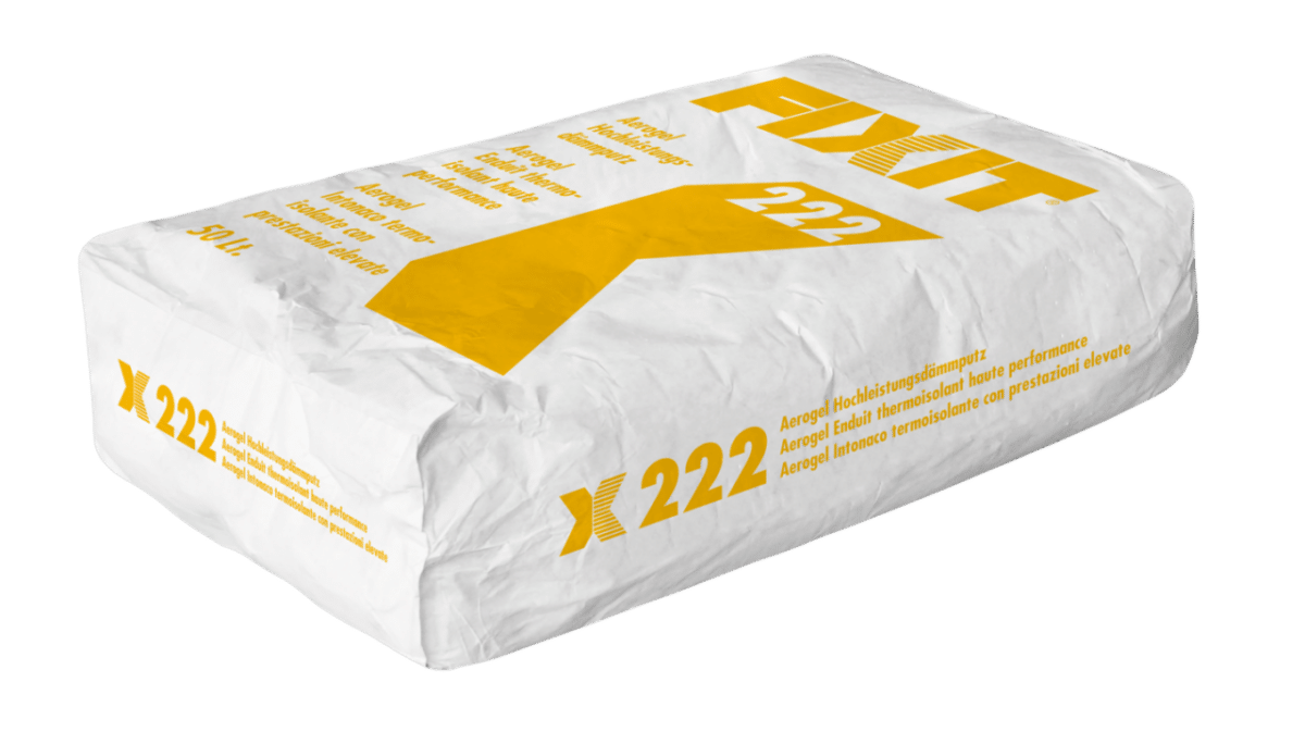 Super-insulating Aerogel plaster – Fixit 222 - Back to Earth