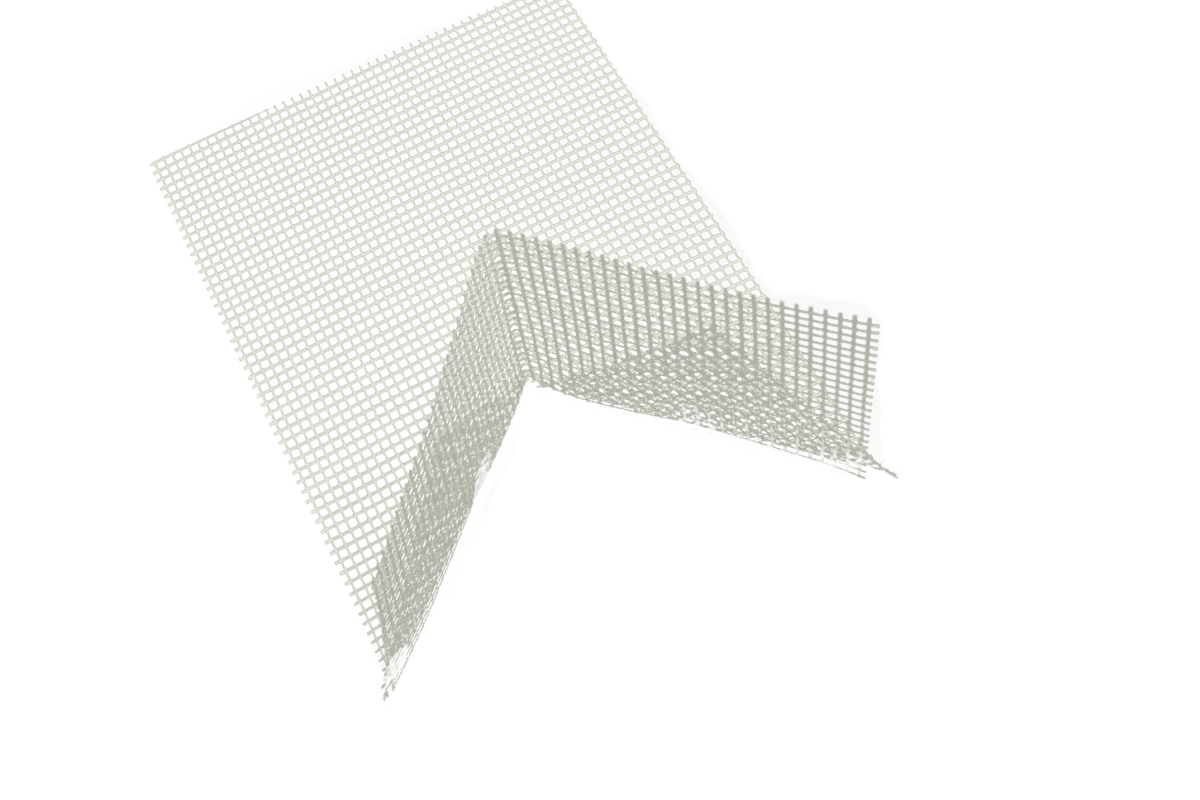 3D corner strengthening mesh – UdiREINFORCEMENT - Back to Earth